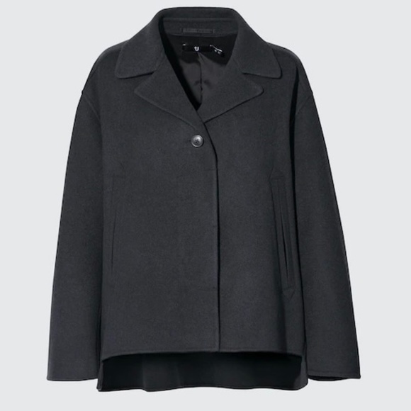 Uniqlo | Jackets & Coats | Uniqlo J Women Double Face Oversized Shirt ...